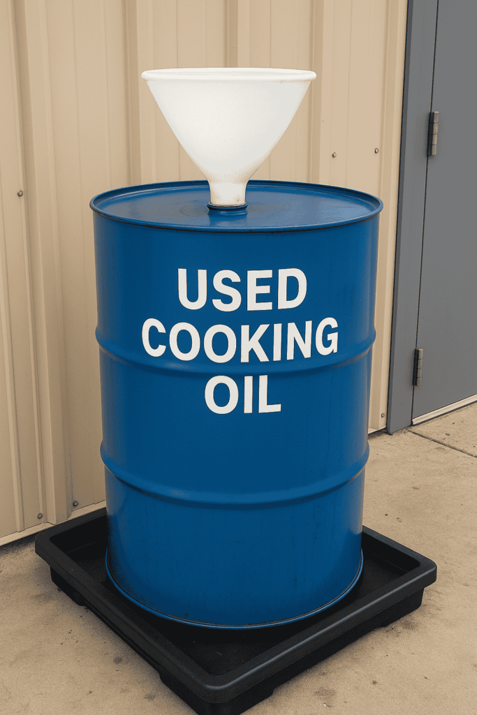 Used Cooking Oil Storage Unit | Used Cooking Oil In Australia & India | ASC